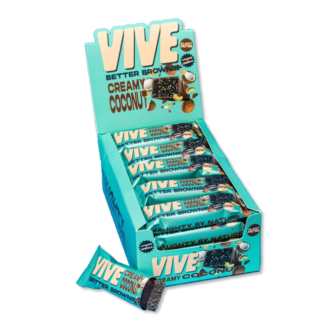 VIVE Better Brownie Creamy Coconut – Delicious Ideas Food Group