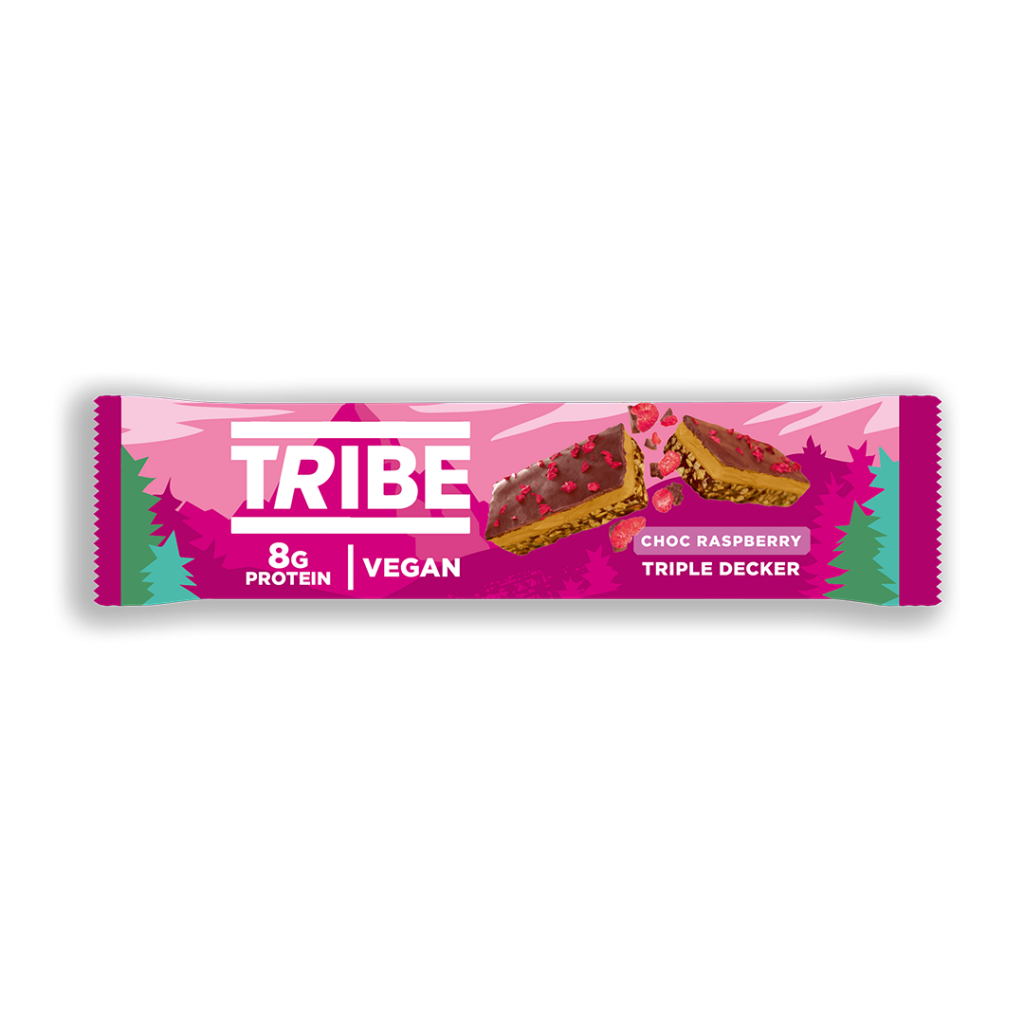 Tribe Raspberry Protein Flapjack – Delicious Ideas Food Group