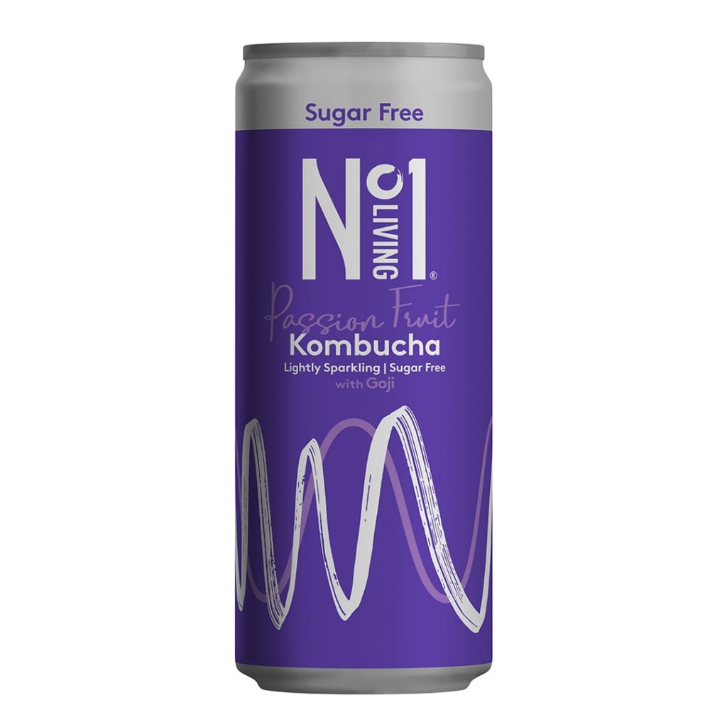 NO. 1 LIVING Passionfruit & Goji Kombucha - Delicious Ideas Food Group