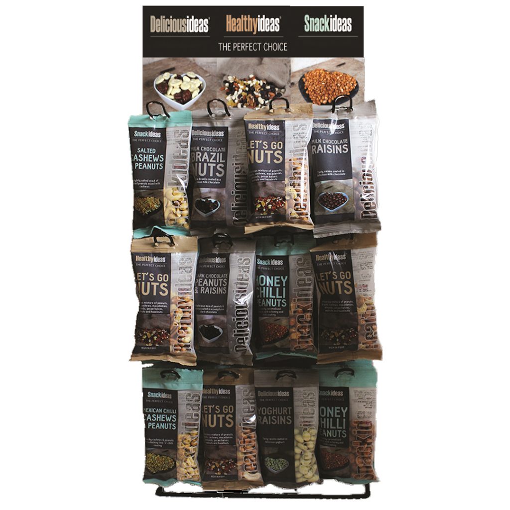 Classic Sweets Hanging Bags Counter Stand – Delicious Ideas Food Group