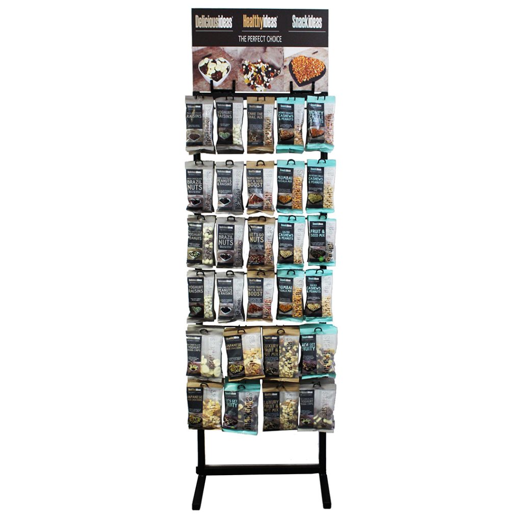 Classic Sweets Hanging Bags Counter Stand – Delicious Ideas Food Group