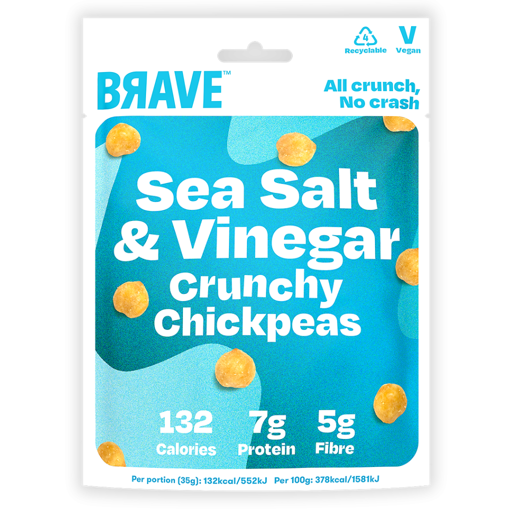 BRAVE Roasted Chickpeas Salt & Vinegar – Delicious Ideas Food Group