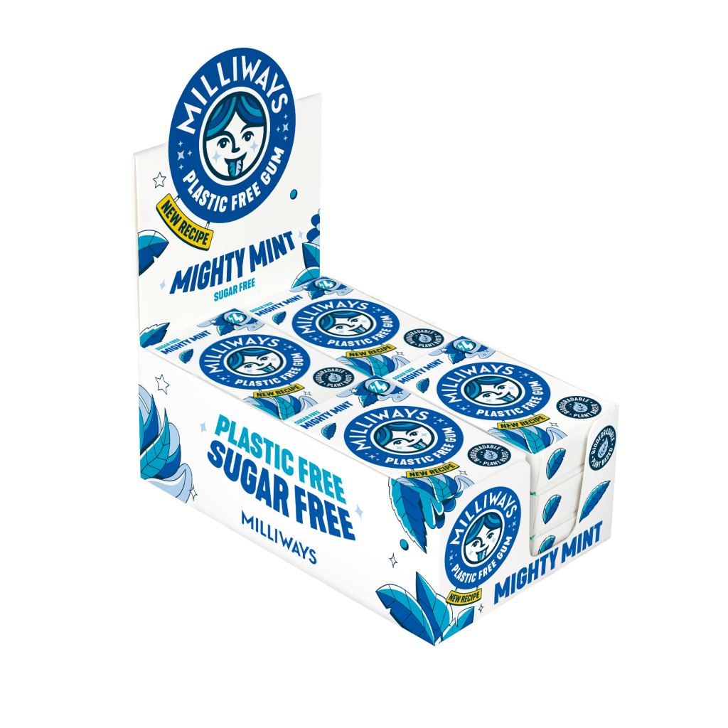 Milliways Mighty Mint Super Natural Gum – Delicious Ideas Food Group