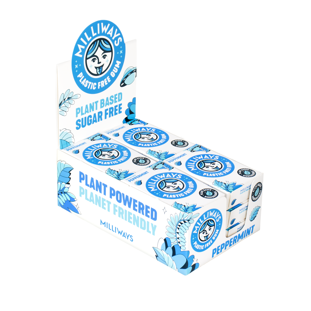 Milliways Peppermint Power Super Natural Gum – Delicious Ideas Food Group