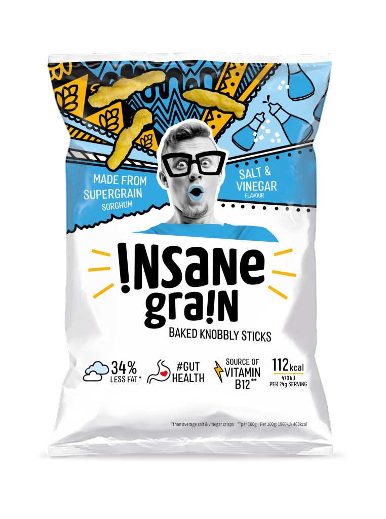 Insane Grain Salt & Vinegar Baked Knobbly Sticks – 24g – Delicious ...