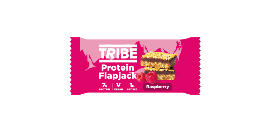 Tribe Raspberry Protein Flapjack – Delicious Ideas Food Group