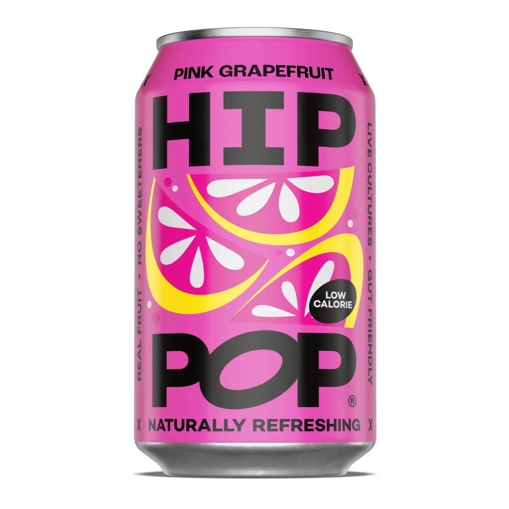 Hip Pop Pink Grapefruit Living Soda – Delicious Ideas Food Group