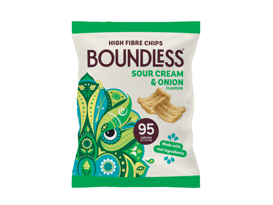 Boundless Sour Cream & Onion Chips 24x 23g – Delicious Ideas Food Group