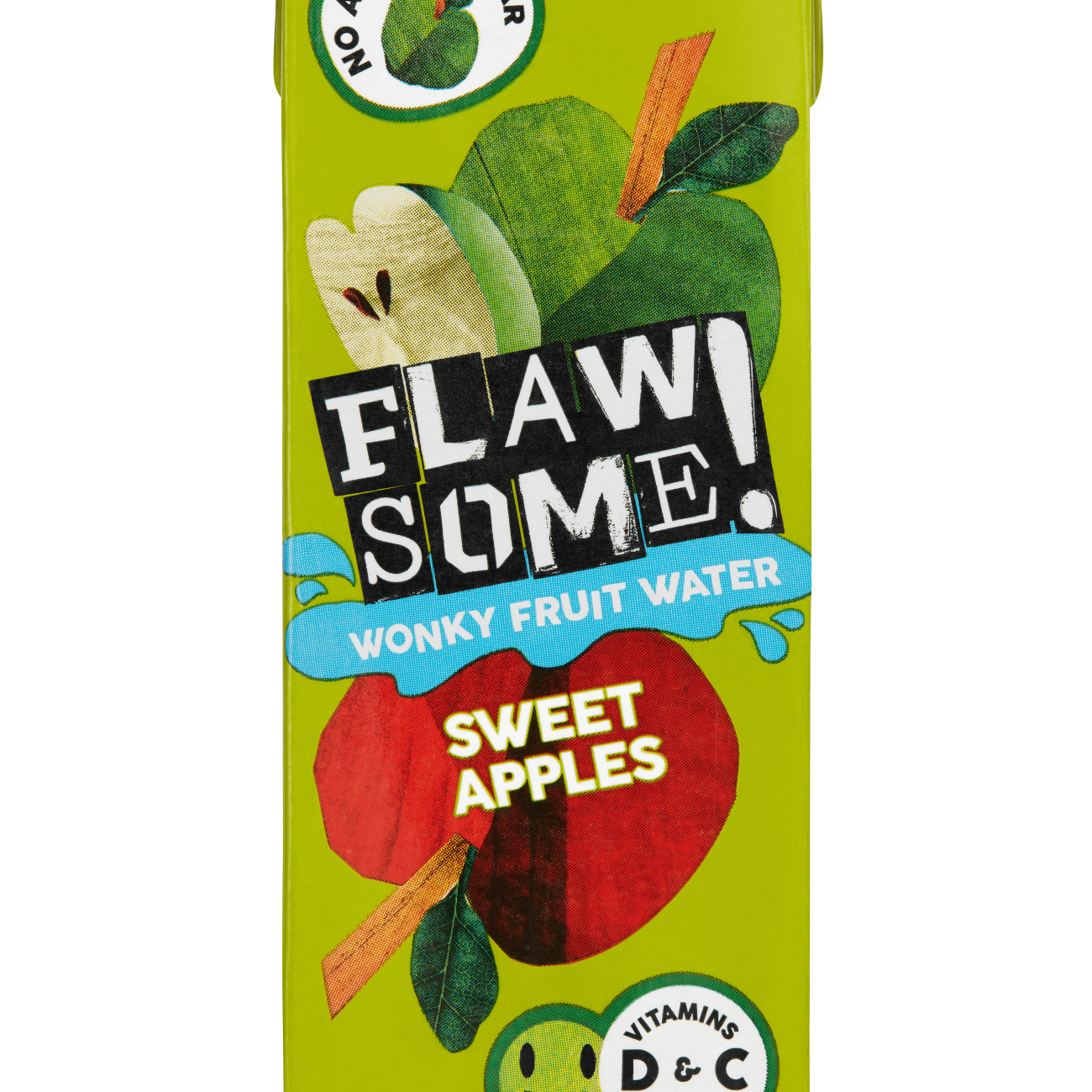 FLAWSOME! Apple & Strawberry Sparkling Juice - Delicious Ideas Food Group