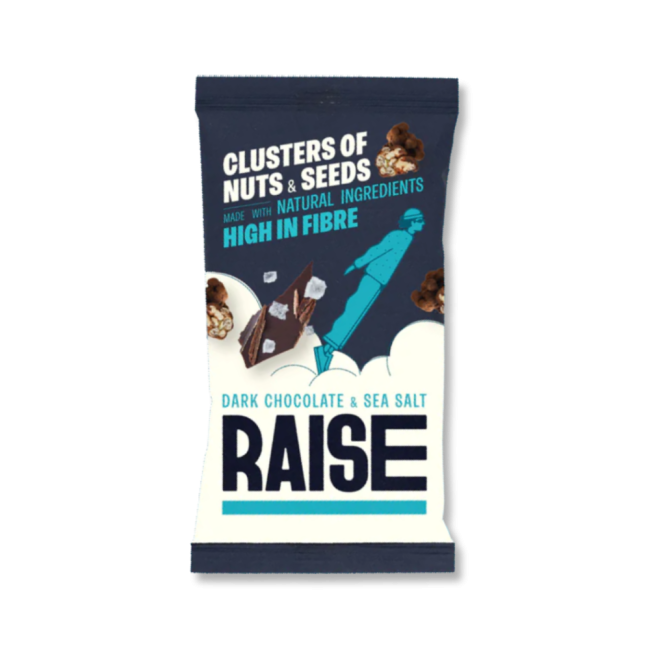 Raise Snacks – Dark Chocolate and Sea Salt Clusters of Nuts and Seeds ...