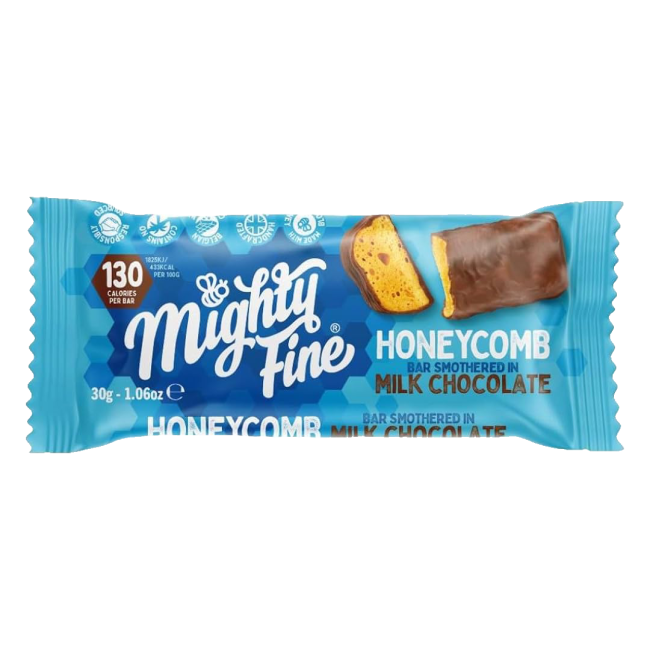 Mighty Fine Milk Chocolate Honeycomb Bar – Delicious Ideas Food Group