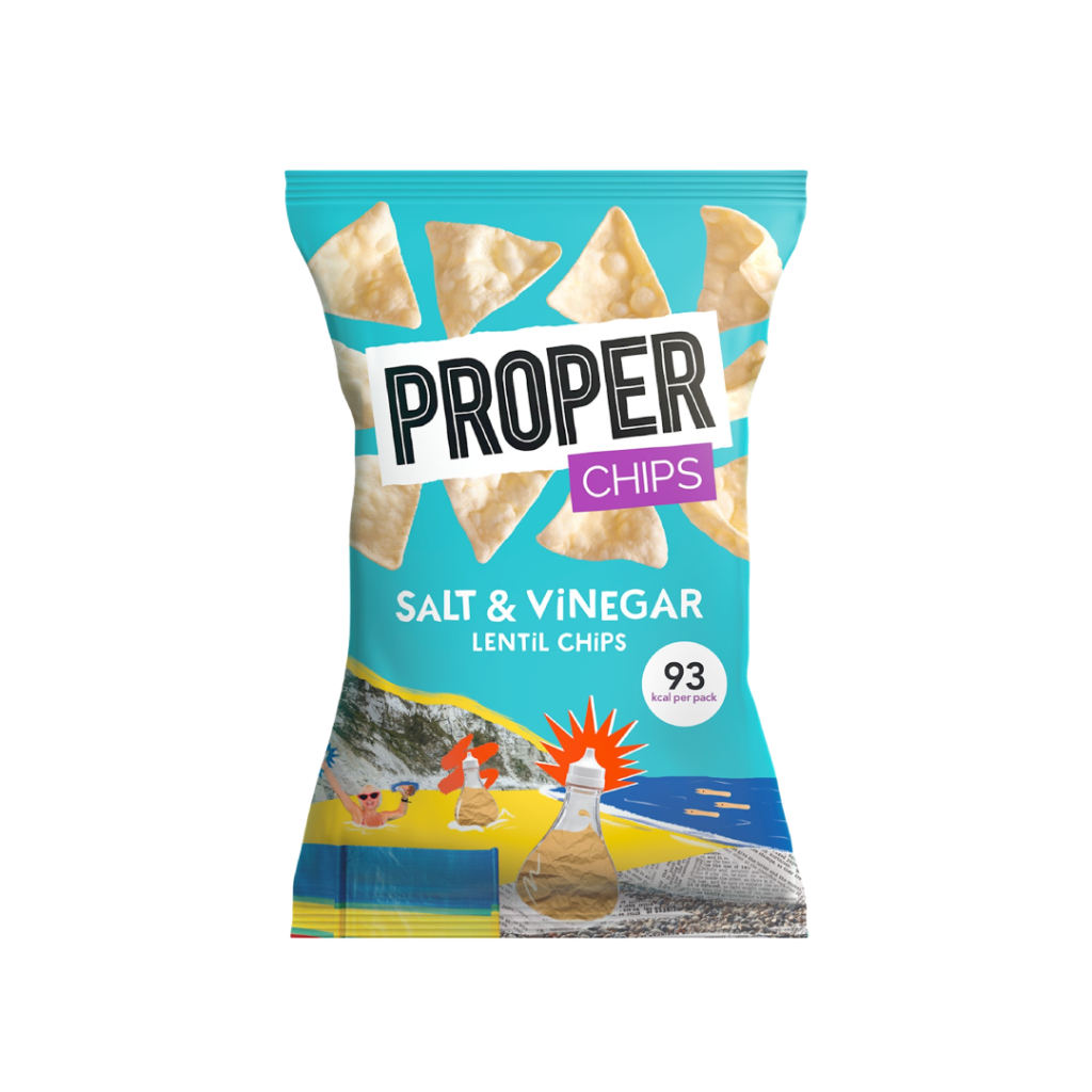 PROPER Chips - Salt & Vinegar Lentil Chips - Delicious Ideas Food Group