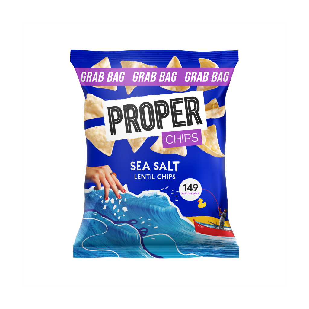 PROPER Chips - Sea Salt Lentil Chips - Delicious Ideas Food Group