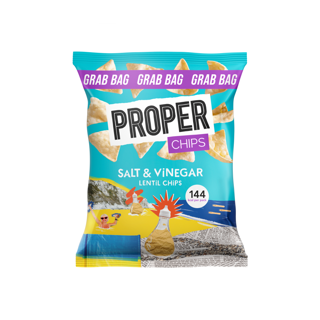 PROPER Chips – Salt & Vinegar Lentil Chips – Delicious Ideas Food Group