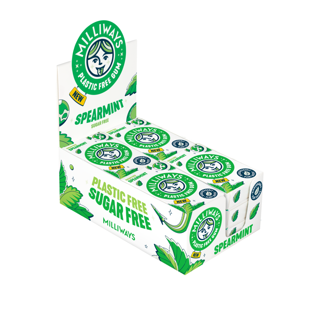 Milliways Spearmint Super Natural Gum – Delicious Ideas Food Group